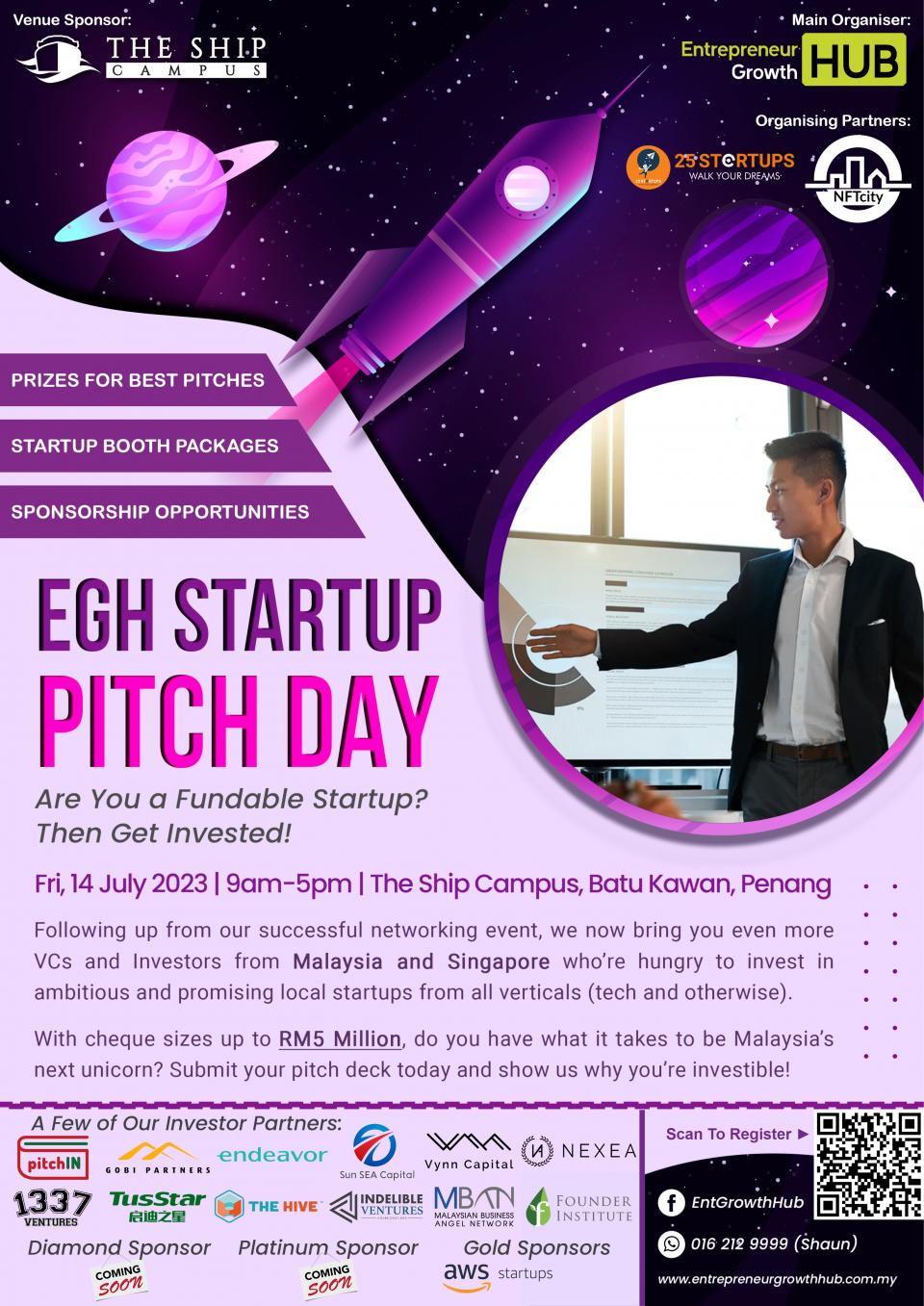EGH Pitch Day - The Ship Campus | Eventsize