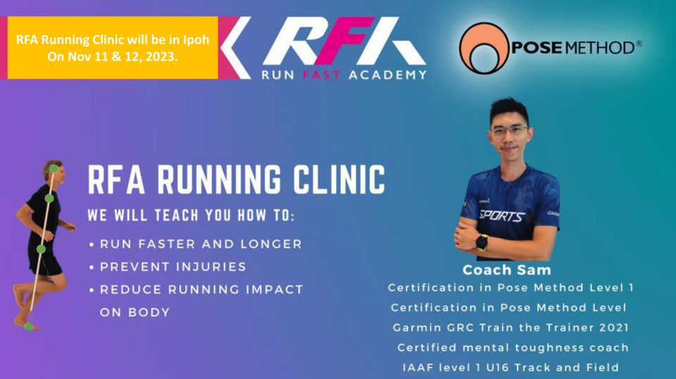 RFA Running Clinic in Ipoh! -Theory Class - Run Fast Academy (M) Sdn ...