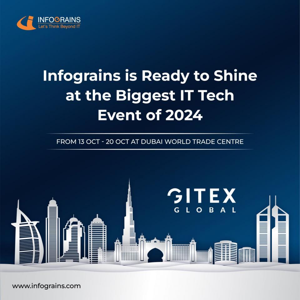 Join Infograins in GITEX Global 2024 Dubai - Infograins | Eventsize